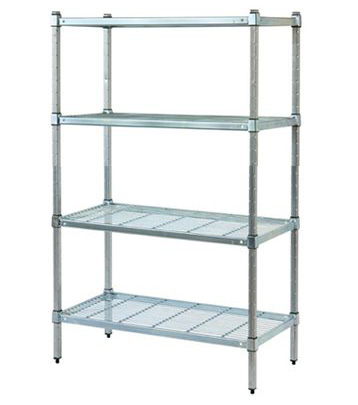 SHELVING POST STYLE WITH WIRE SHELVING 4TSPW - Commercial Food Equipment