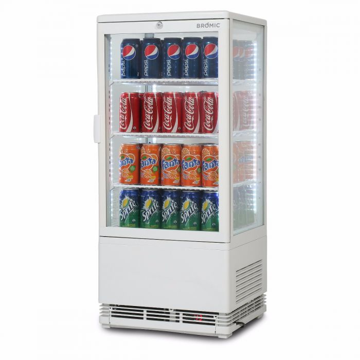 COUNTER TOP DISPLAY FRIDGE (FLAT GLASS) CT0080G4W-NR - Commercial Food ...