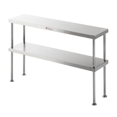 STAINLESS STEEL 2 TIER OVERHEAD SHELF FOR MOUNTING ON BENCHING SS13 ...